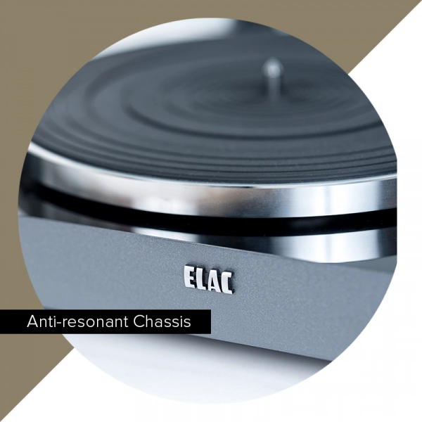 Elac Miracord 50 Turntable In Gloss Black/Silver Base (MRC501-GB ...